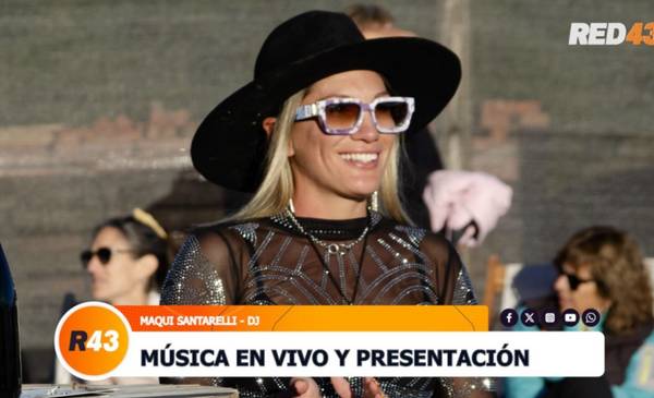 La DJ Maqui Santarelli presente en la inauguración del Dragón Caradog Jones