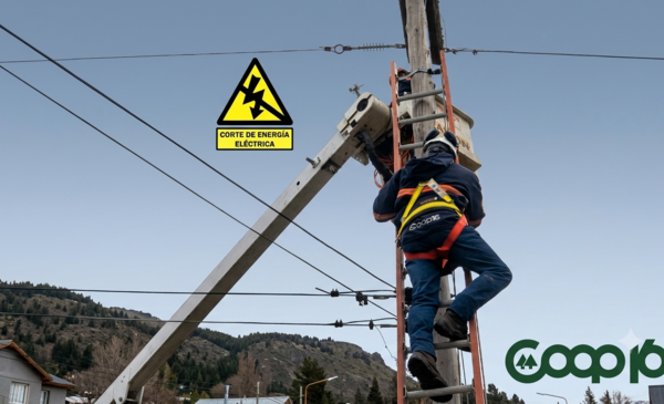 Corte de luz programado en Esquel para este miércoles