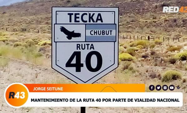 Seitune: "Esperamos la repavimentación de la Ruta 40 entre La Paulina ...