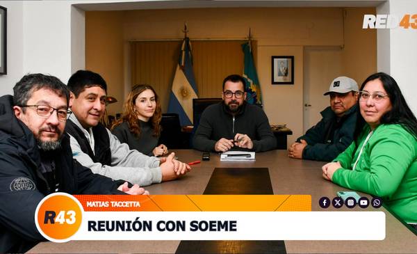 Aumento salarial y pase a planta: Matías Taccetta dialoga con SOEME